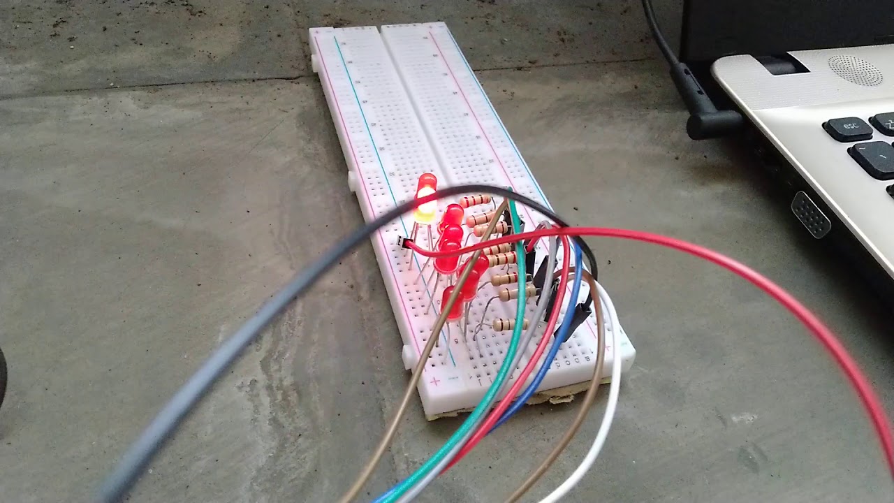 LED comon anoda arduino XI EI 2 - YouTube