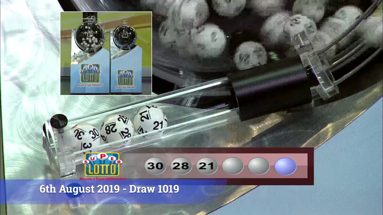 Super Lotto Draw 1019 08062019 - YouTube