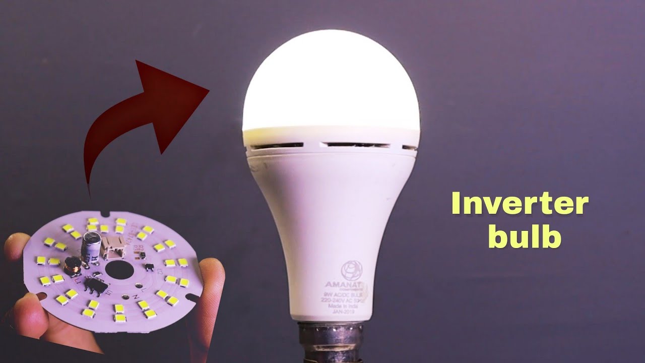 Inverter LED bulb DOB | Inverter bulb repair - YouTube