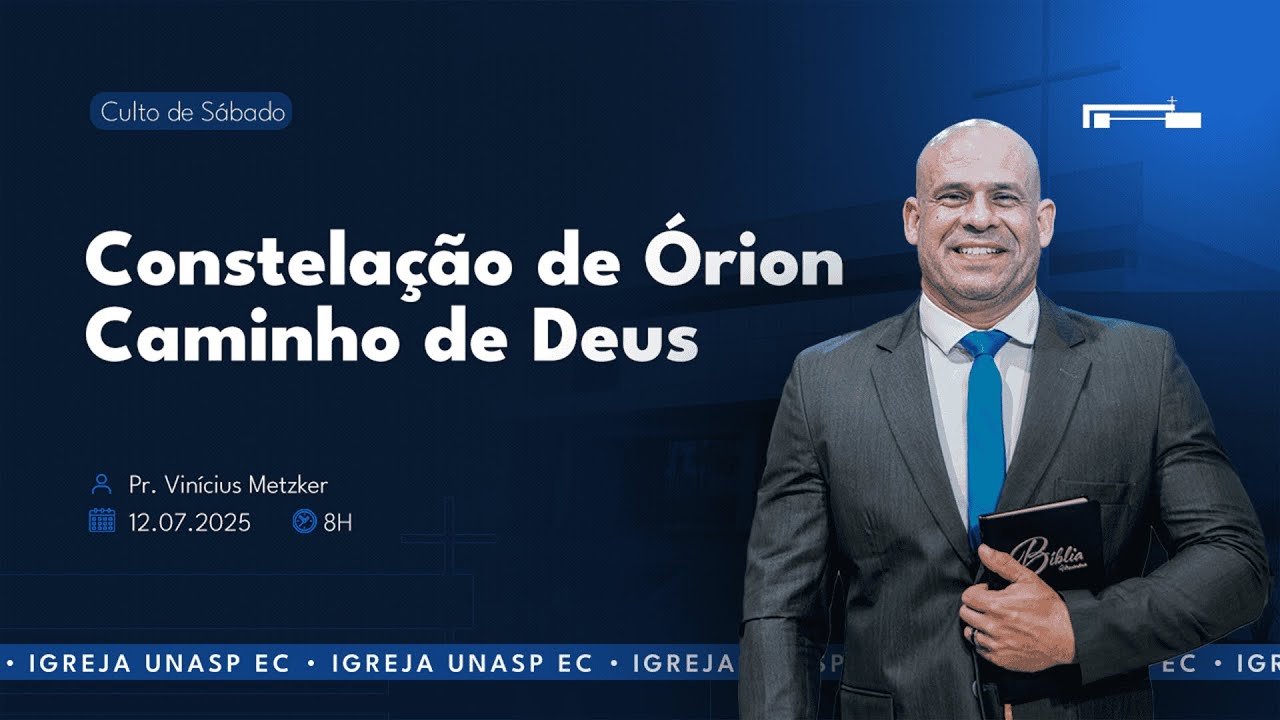 🔵 Constelação de Órion Caminho de Deus l Pr. Vinícius Metzker - YouTube