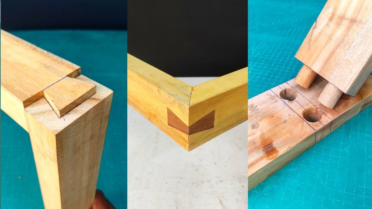 I made a simple technique for wood joints - YouTube