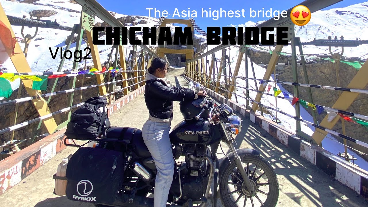 CHICHAM bridge //The highest bridge in Asia 🤔// KAZA :Spiti valley ...