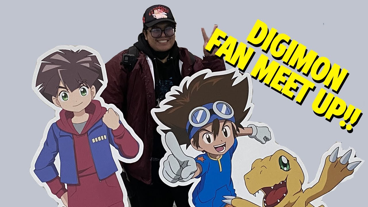 ALONE AT A DIGIMON FAN MEETUP 🥲 | Anime Vlog - YouTube