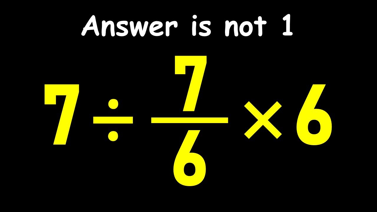 This Simple Math Question Stumps Everyone! - YouTube