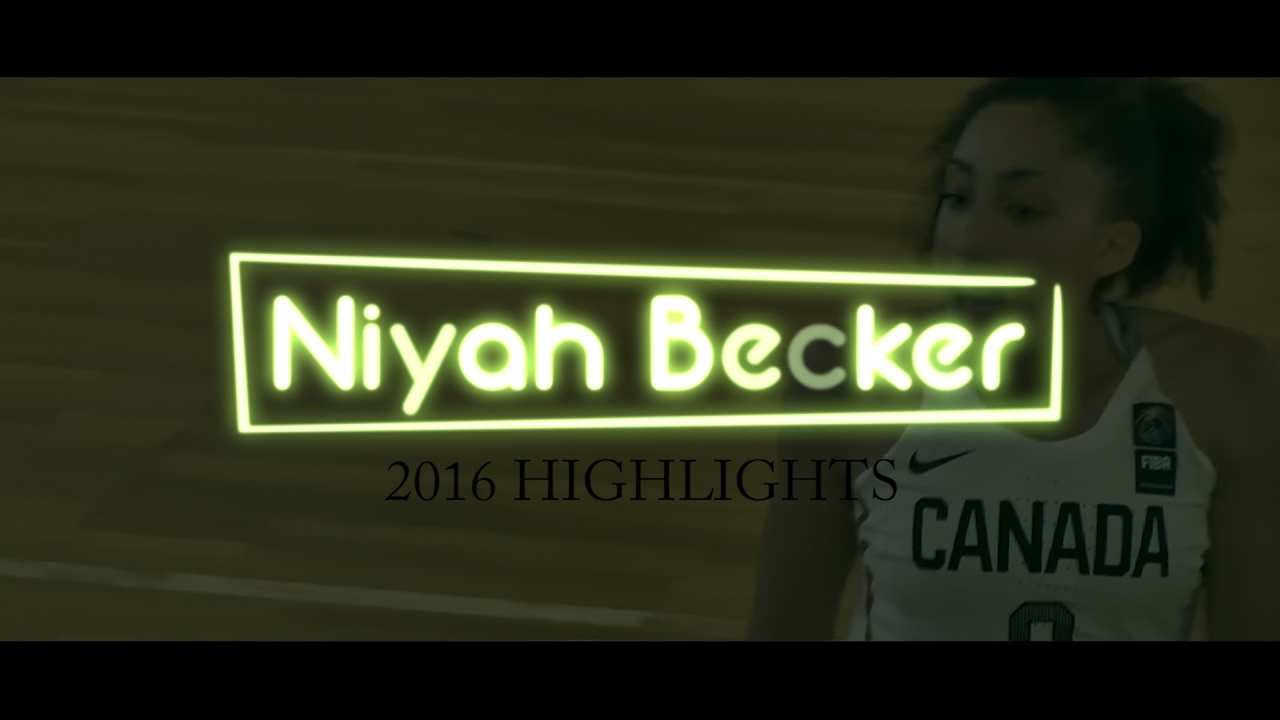 Niyah Becker | 2016 Basketball Promo - YouTube