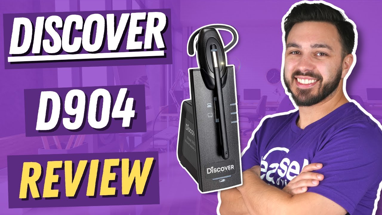 Discover D904 Wireless Office Headset Review 2022 - YouTube