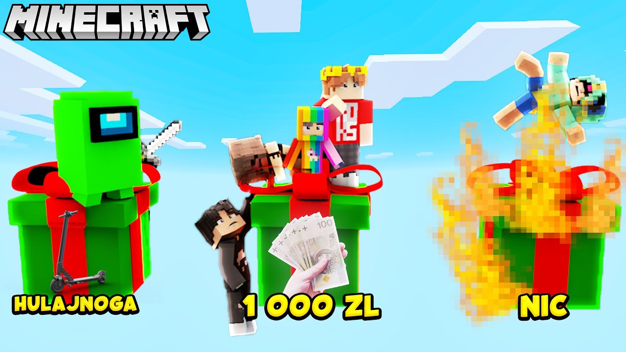 KTO OSTATNI ZOSTANIE NA PREZENCIE WYGRYWA ZAWARTOŚĆ! - MINECRAFT - YouTube