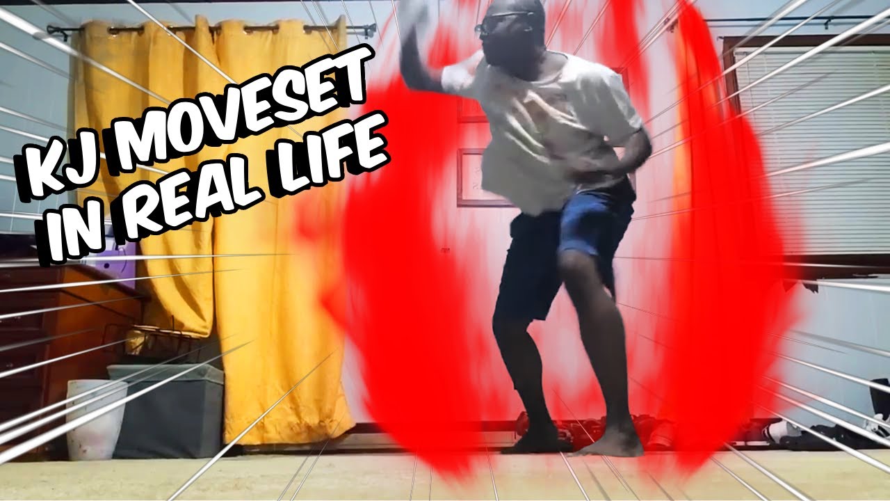 KJ Stickman Moveset In Real Life - Roblox Battlegrounds Games - YouTube