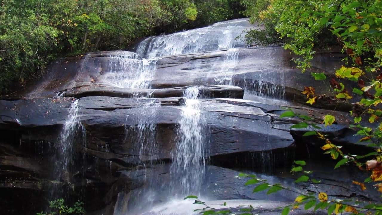 Four Waterfalls in The Pisgah National Forest - Transylvania County, NC ...