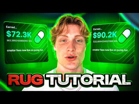 How To Dev A Solana Memecoin On Pump Fun With $0 (Live Rug)
