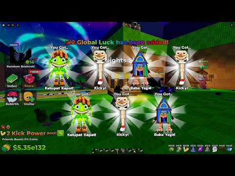 i Got Many Eternal in One Kick - Maximum Lucky - Kick a Lucky Block