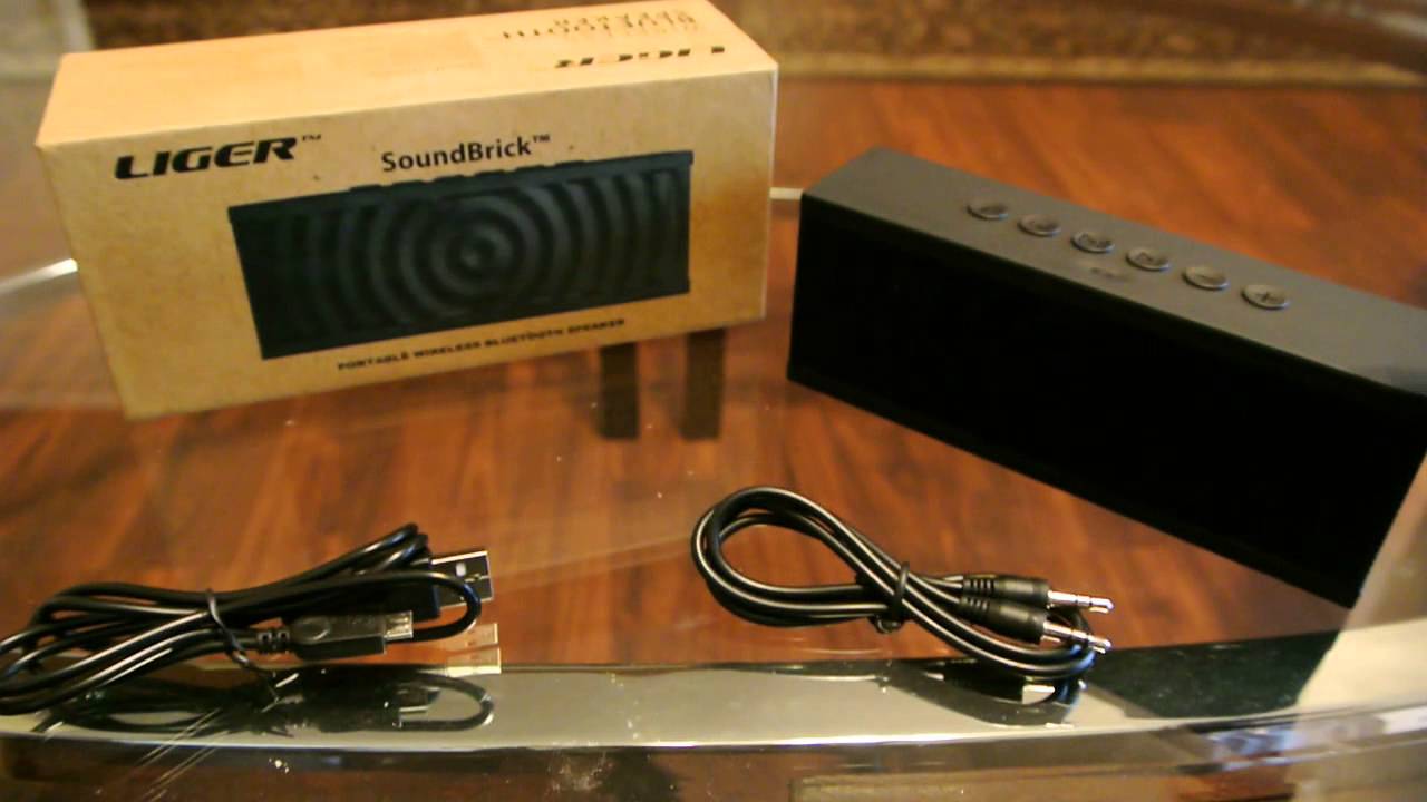 Liger SoundBrick Bluetooth Speaker - YouTube
