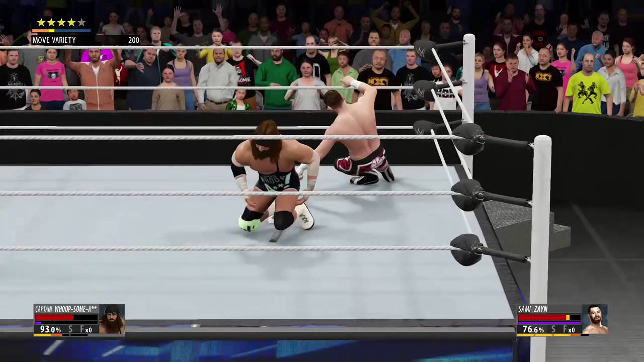 WWE 2K16 MyCareer CAPTAIN WHOOPS YOUR ASS!!! - YouTube