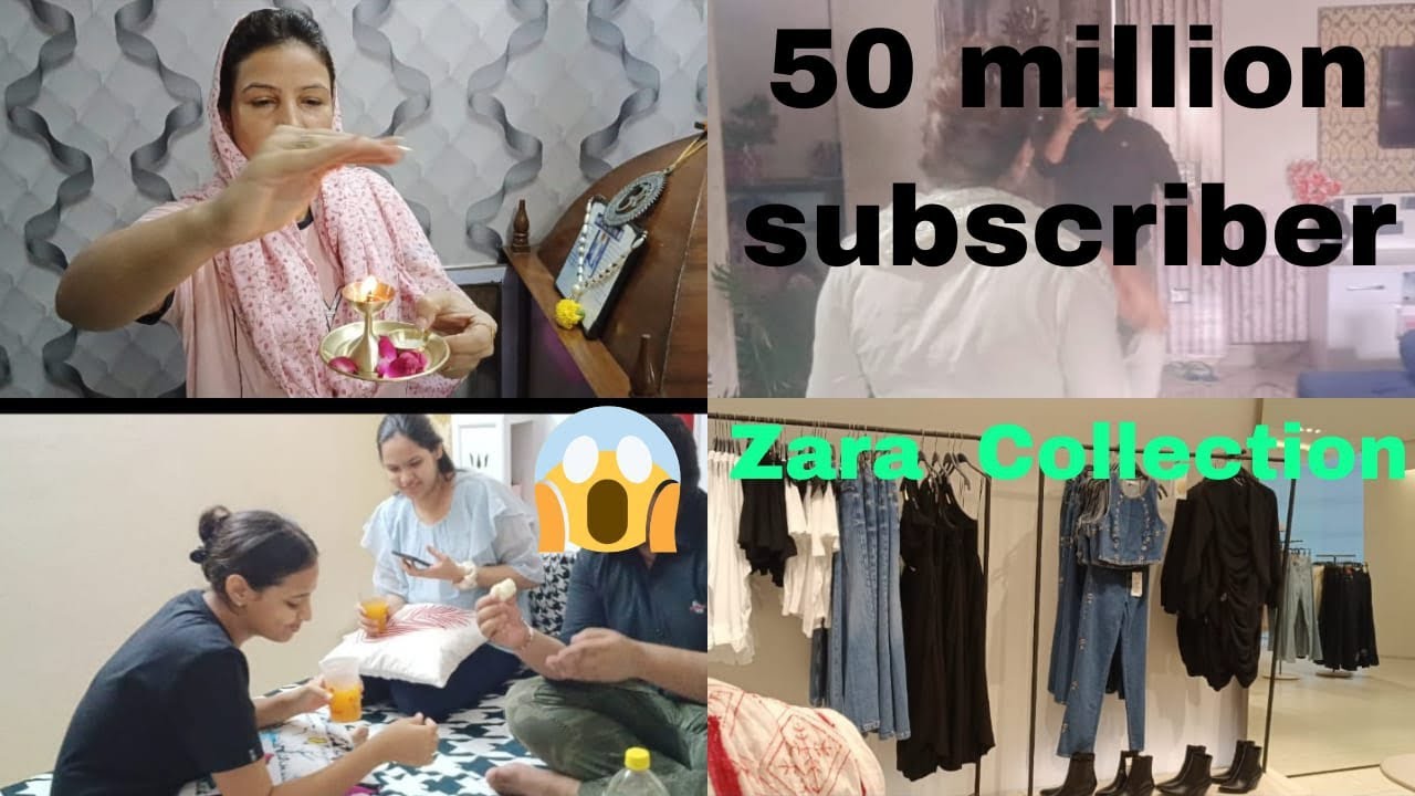 Shopping🛍️ Zara /50 million Subscribers / milne aaya youtuber - YouTube