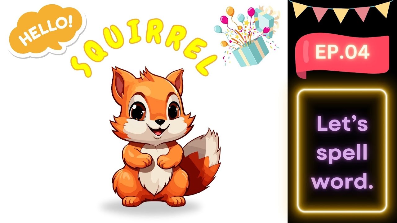 WILD ANIMALS Spelling Practice EP.04_Vocabulary Spelling for Kids #Wild ...