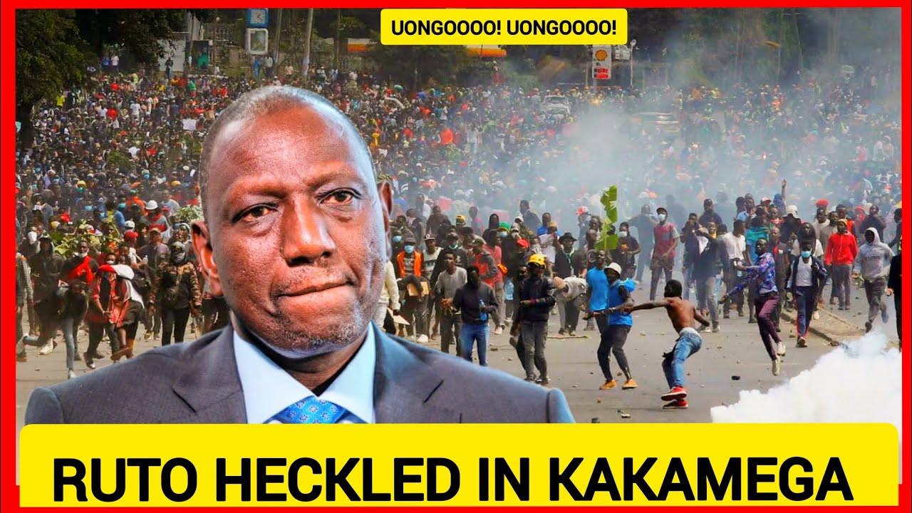 Uongo! Uongo! Ruto heckled and chased in Western Kenya over his boring ...