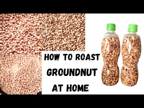 How To Roast Groundnut/Peanut At Home/Groundnut Roasting Recipe - YouTube