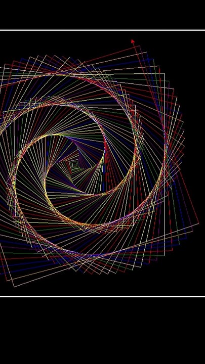 🔥simple Python Code For Colourful Spiral Python Pythonprogramming Pythontutorial Python3