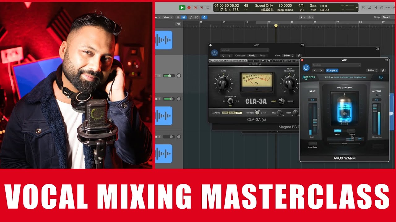VOCAL MIXING MASTERCLASS | EQ Compressor Saturation Reverb Delay - YouTube