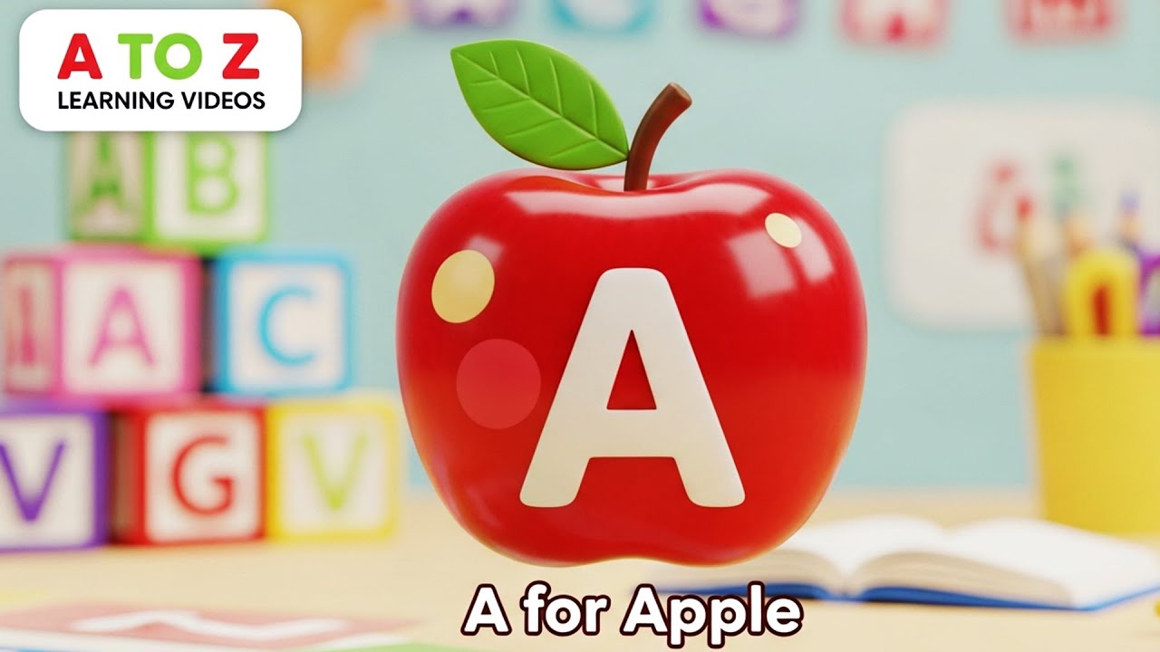 Kids A To Z 0ne Word | ABC Learning For Kids | A To Z Learning Videos | ABC Learning for Kids |# ...