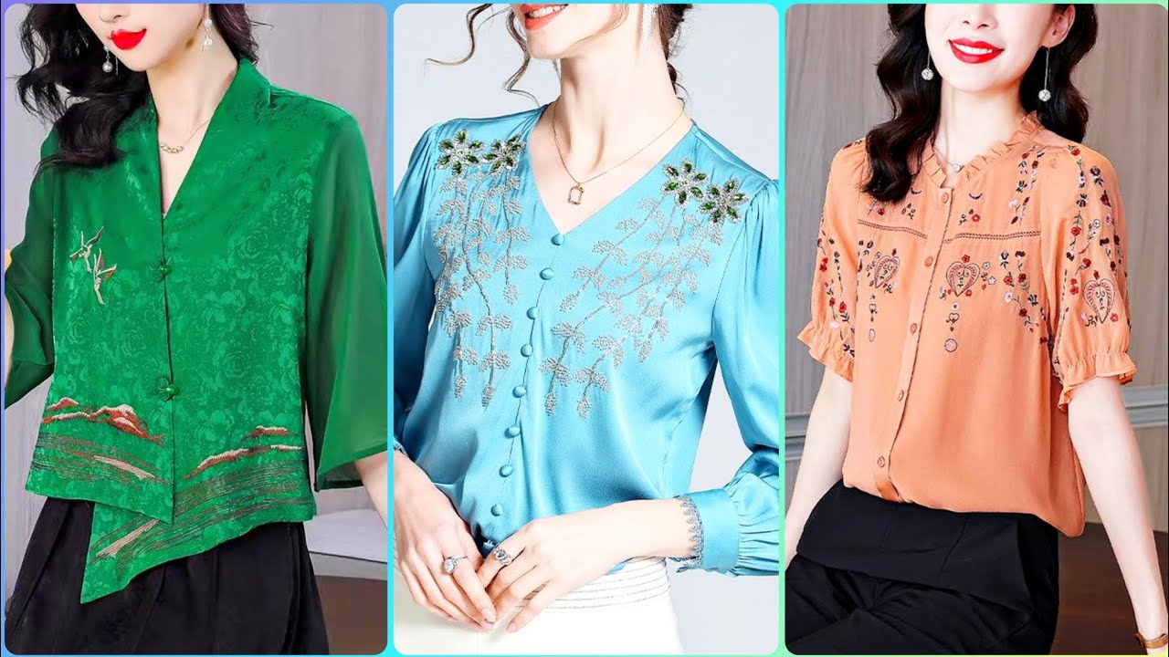 Top unique and classy shirts top designs for girls - YouTube