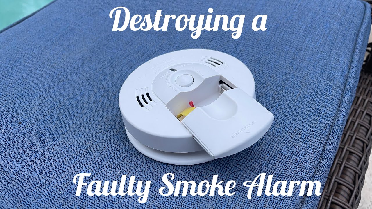 Destroying a Faulty Smoke Alarm! - YouTube