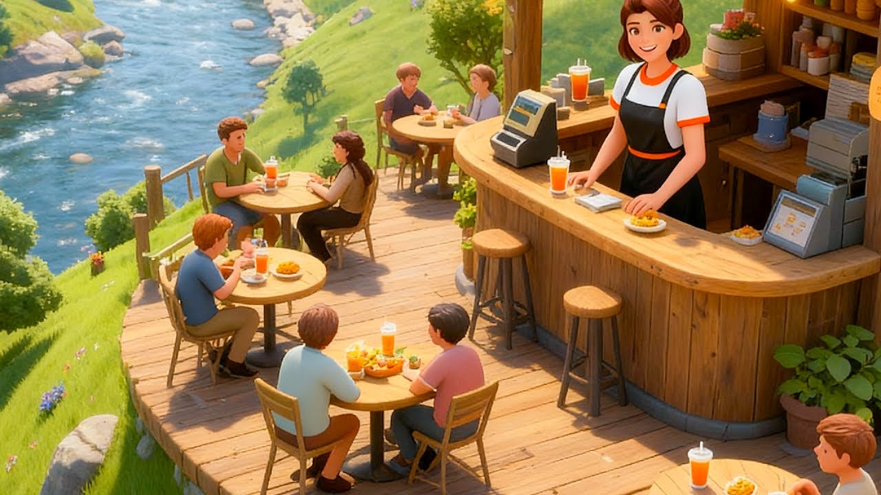 Trailside Camp Café Simulation Game Android Gameplay - YouTube