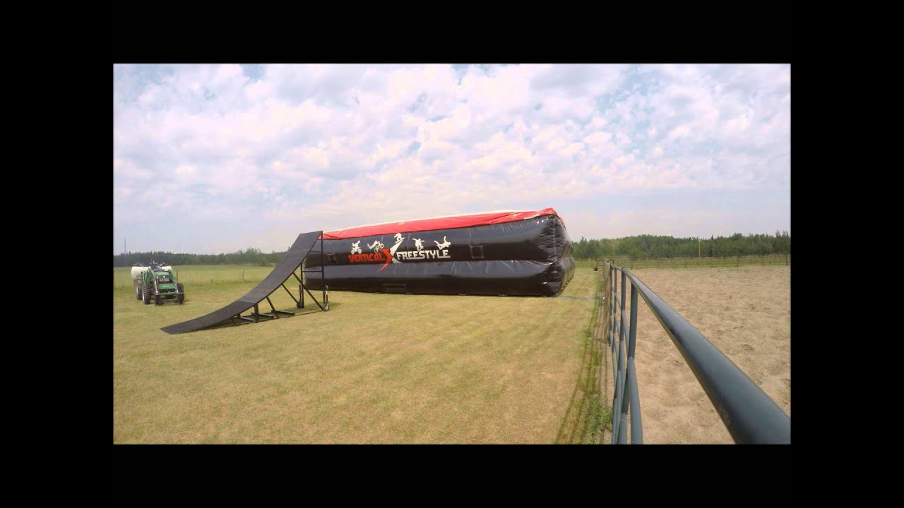 FMX Ramp and Big Airbag Rev 3 Testing - YouTube