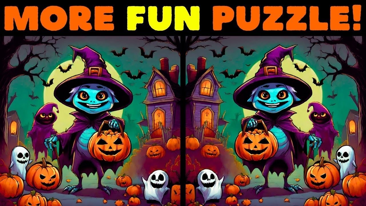 [PUZZLE QUESTIONS] - SPOT THE DIFFERENCE - FUN PUZZLE GAMES - YouTube