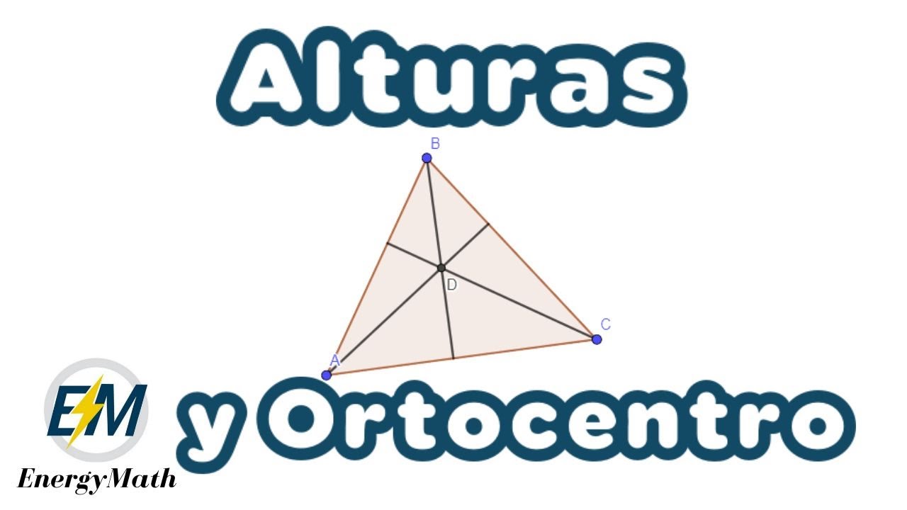 Alturas y el Ortocentro de un Triángulo con GeoGebra - YouTube
