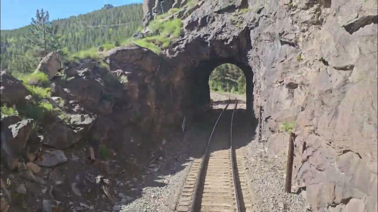 Amtrak California Zephyr Rear View of Moffat Tunnel Subdivision - YouTube