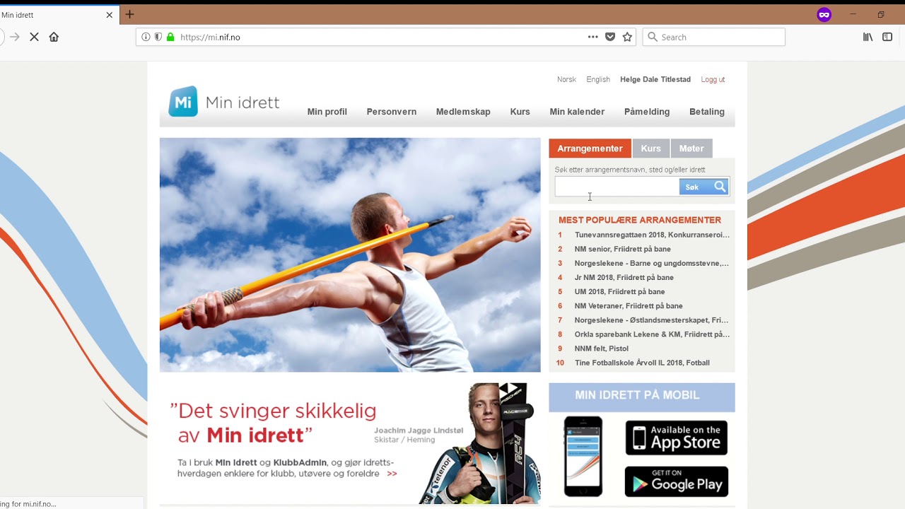 Min Idrett: Medlemsskap - YouTube