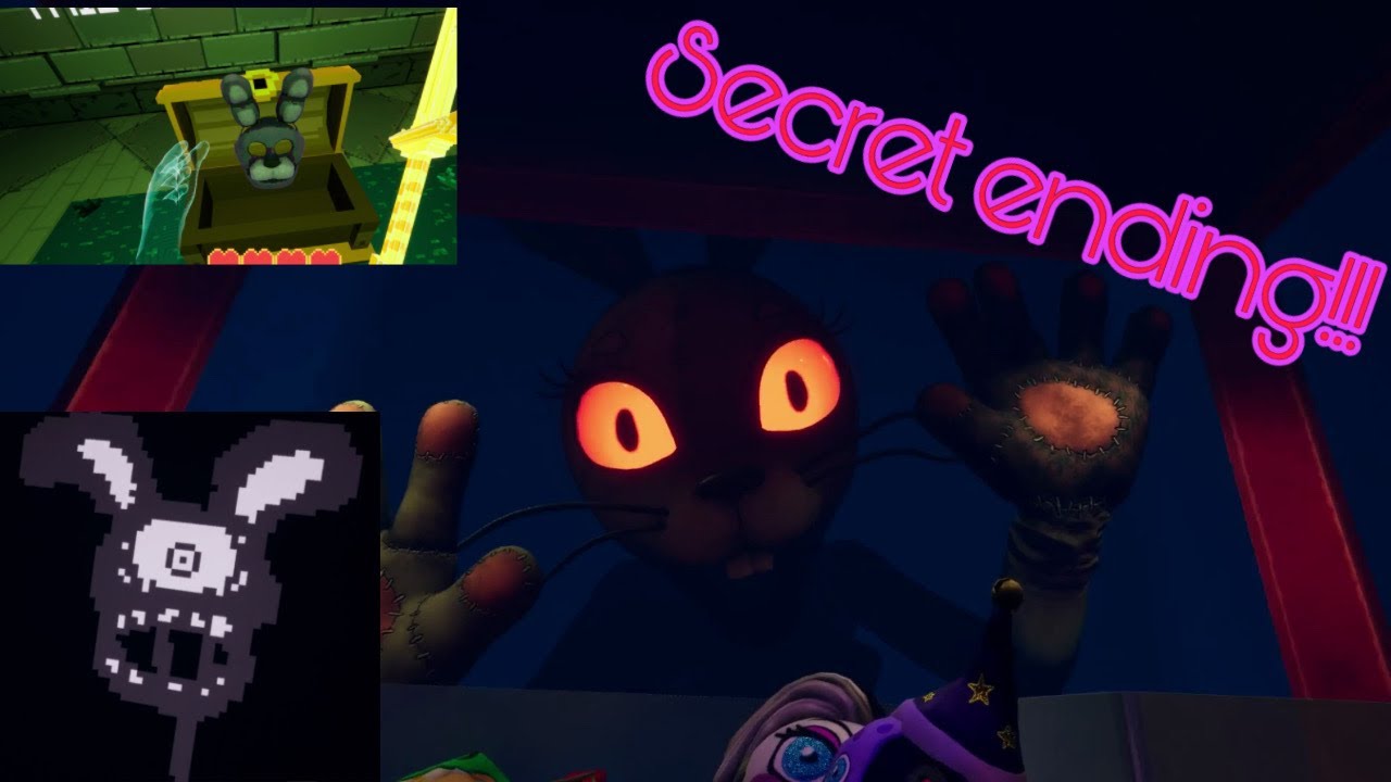 FNAF: HELP WANTED 2 SECRET PRINCESS QUEST ENDING + Floating Glitchtrap ...