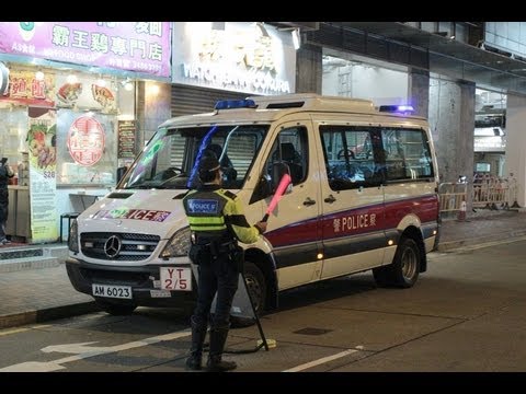 HONG KONG POLICE TRAFFIC CONTROL STOPPING CARS 香港警方 - YouTube