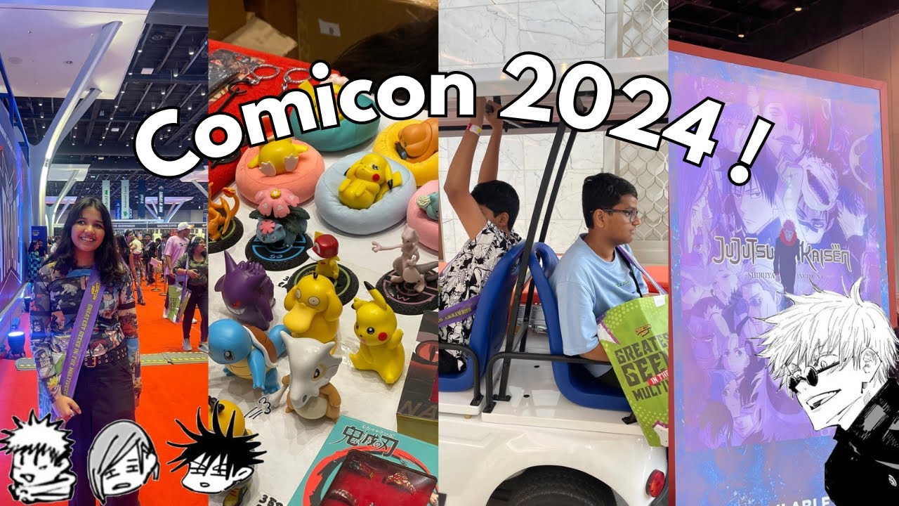 Comicon Mumbai 2024 : Pokémon figurines, jujutsu kaisen merch ...