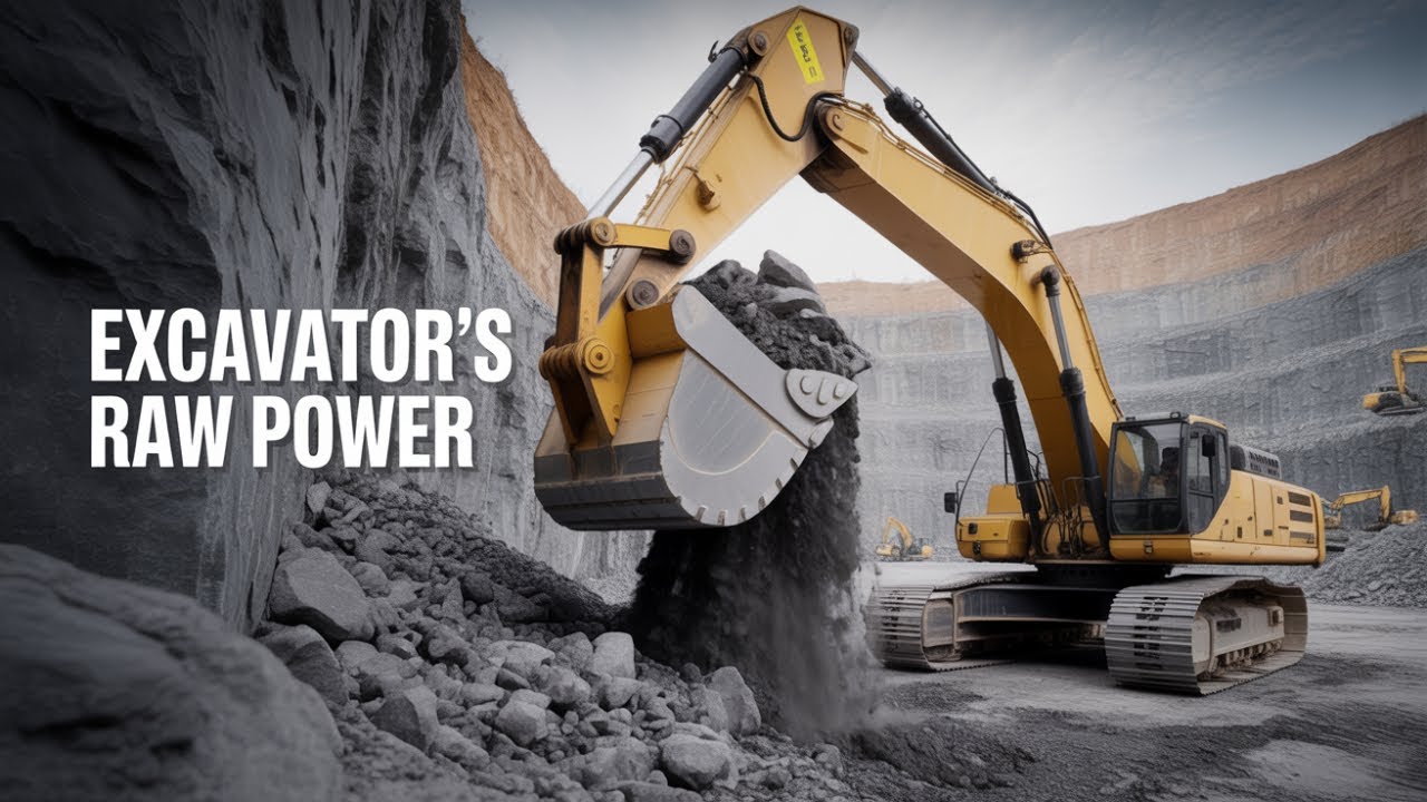 Quarry Kings: Witness the Power of Modern Excavators. - YouTube