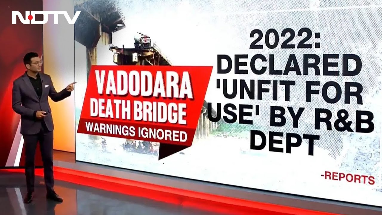 Gujarat Bridge Collapse | Warning Signs Ignored Before Vadodara Bridge ...