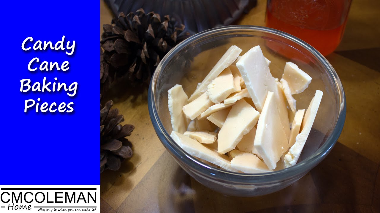 How to Make Candy Cane Baking Pieces - YouTube