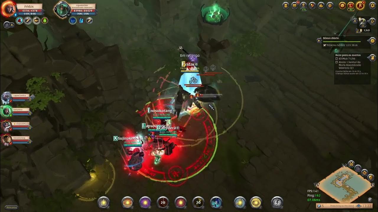 Albion Online HCE Preaching to the Dead LVL 18 (TANK BIG PULLS) 10 MIN IN MAP - YouTube