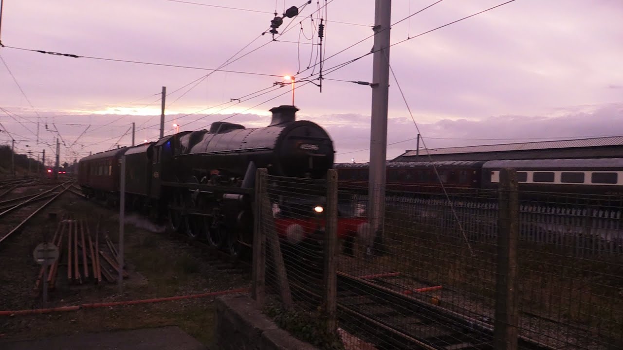 Jubilee No. 45596 'Bahamas 5Z41 Chester-Carnforth Steamtown - YouTube