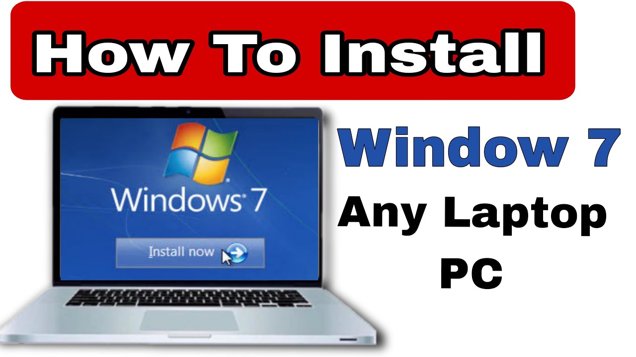 How to install Windows 7 in any laptop Pc / Windows 7 kaise install Karen/ #windows7 # ...
