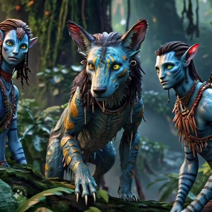 Normal animals become Pandora animals💀🧬(Monkey,hourse,elephant,Tiger ...