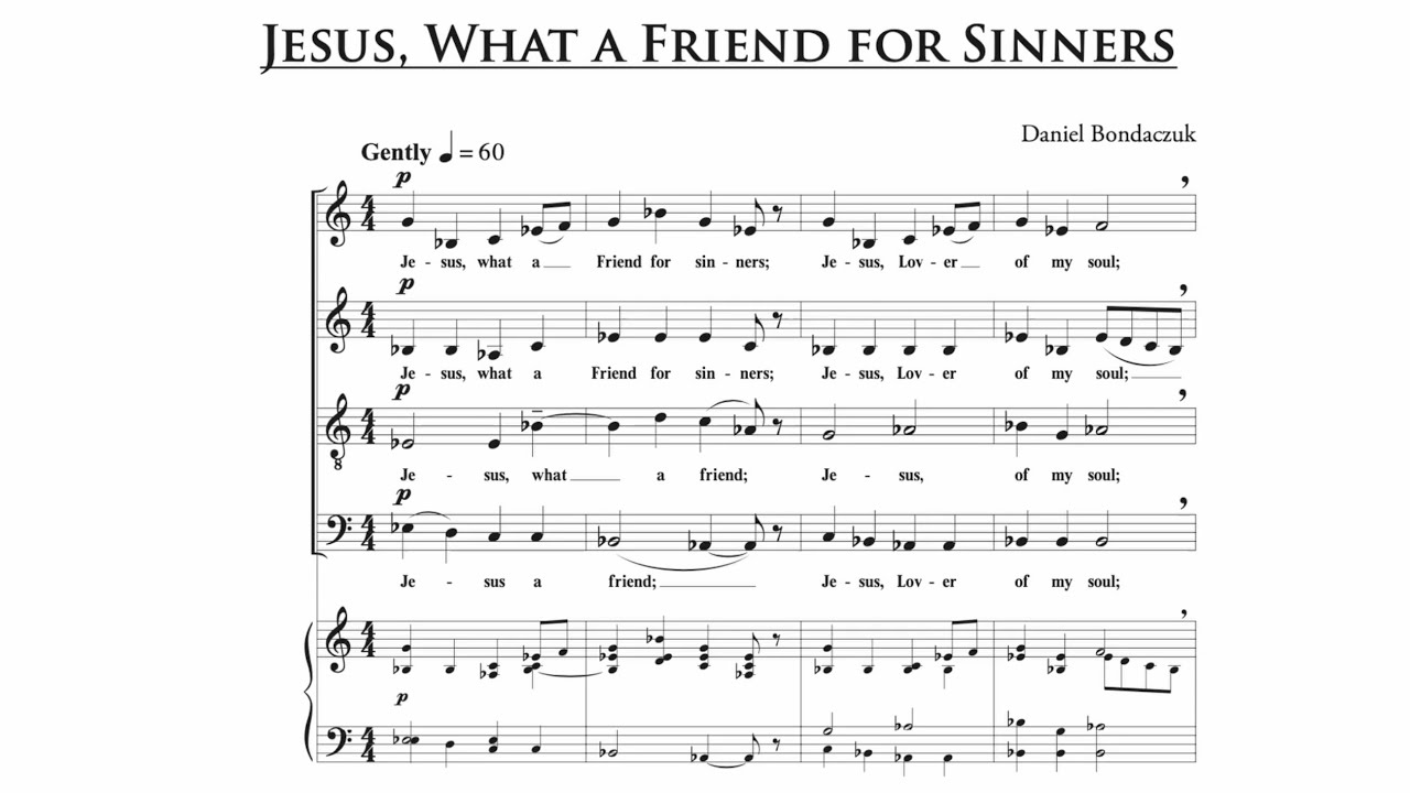 Jesus What a Friend for Sinners - YouTube