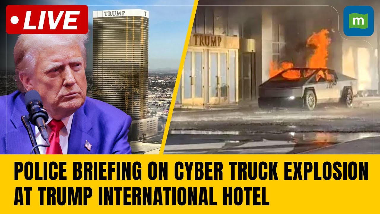 Las Vegas Police press conference | Tesla Cybertruck fire | Donald ...