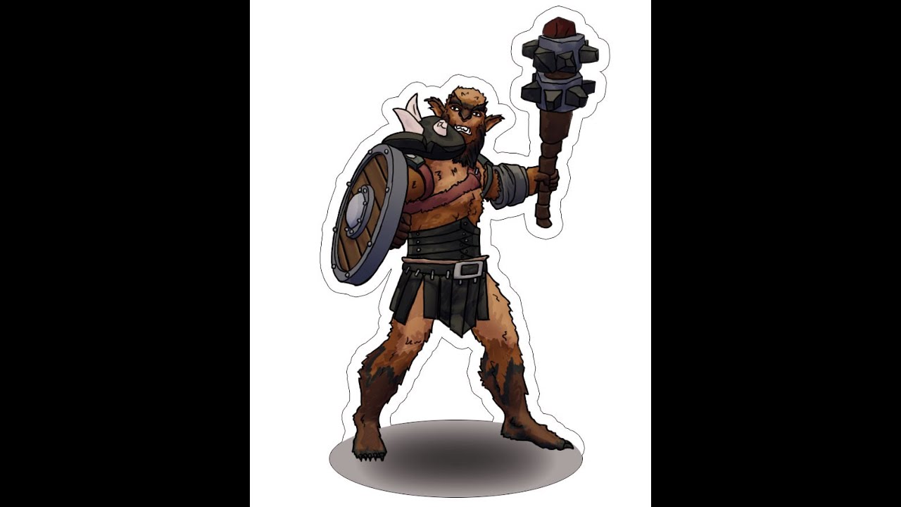 Heroforge and Photoshop Character Creation - YouTube