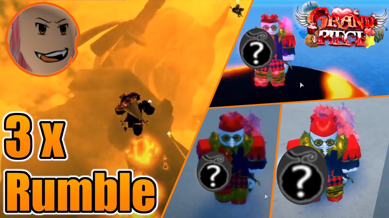 [GPO] CRAZY 50+ FRUIT'S RUMBLING Event 3X PS👹 Grand Piece Online - YouTube