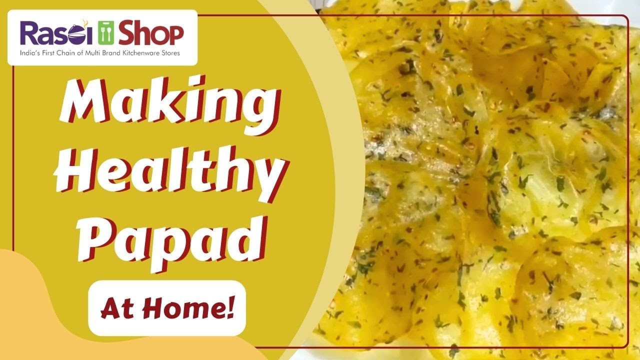 Making Papad At Home! Easiest Way! | @RasoiShop - YouTube