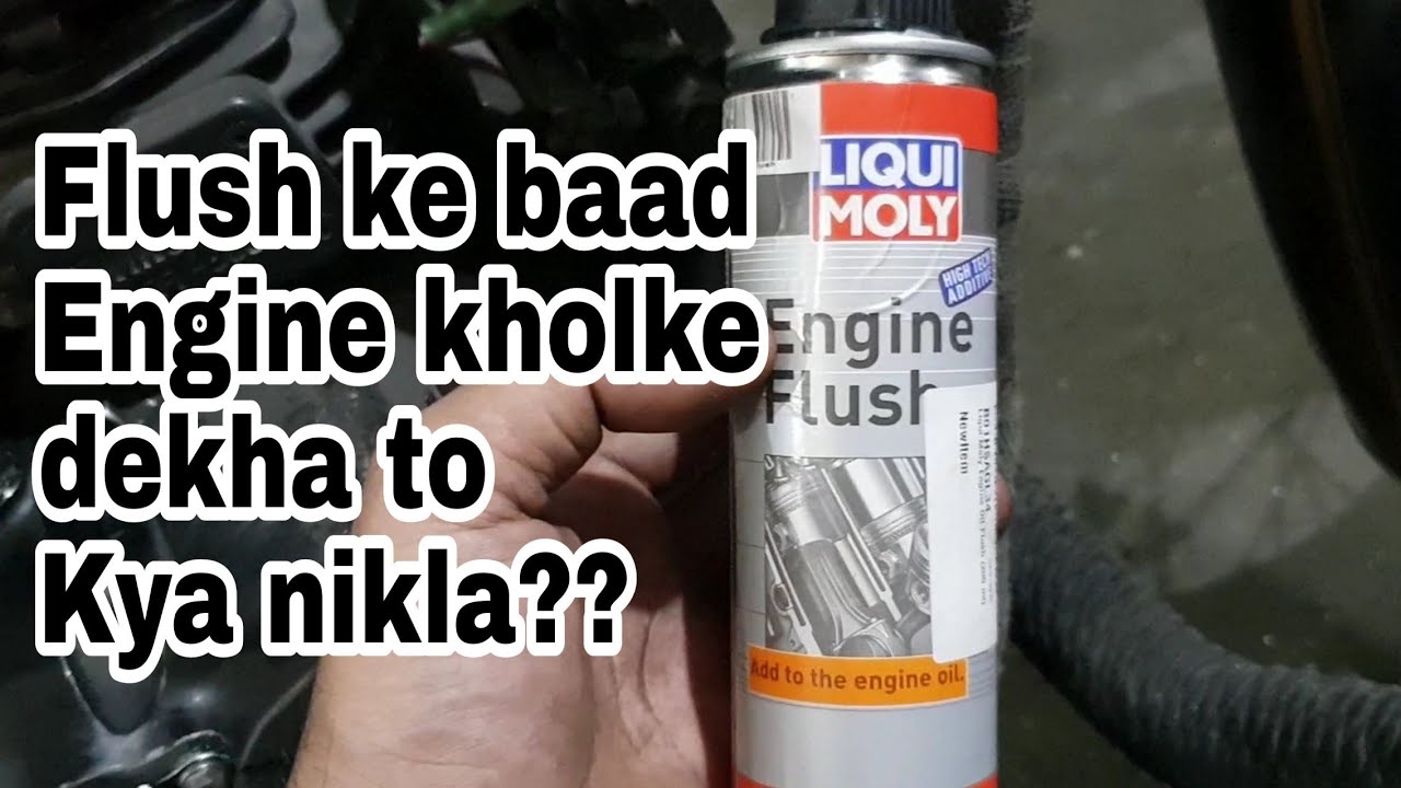 Engine open after use engine flush | ncr motorcycles - YouTube