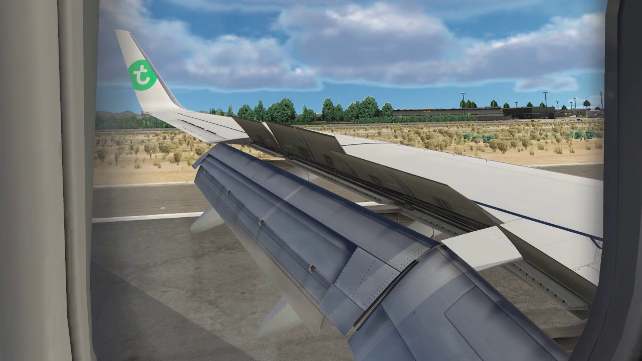 X-Plane 11 || Turbulent landing transavia.com in Valencia || B737 Zibo ...