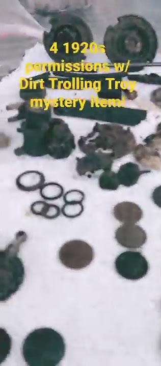 4 1920's permissions w/ Dirt Trolling Troy! Wheaties & a mystery item! - YouTube